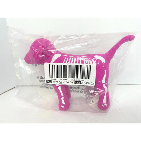 Toys | New Victorias Secret Pink Mini Halloween Skeleton Pink ...